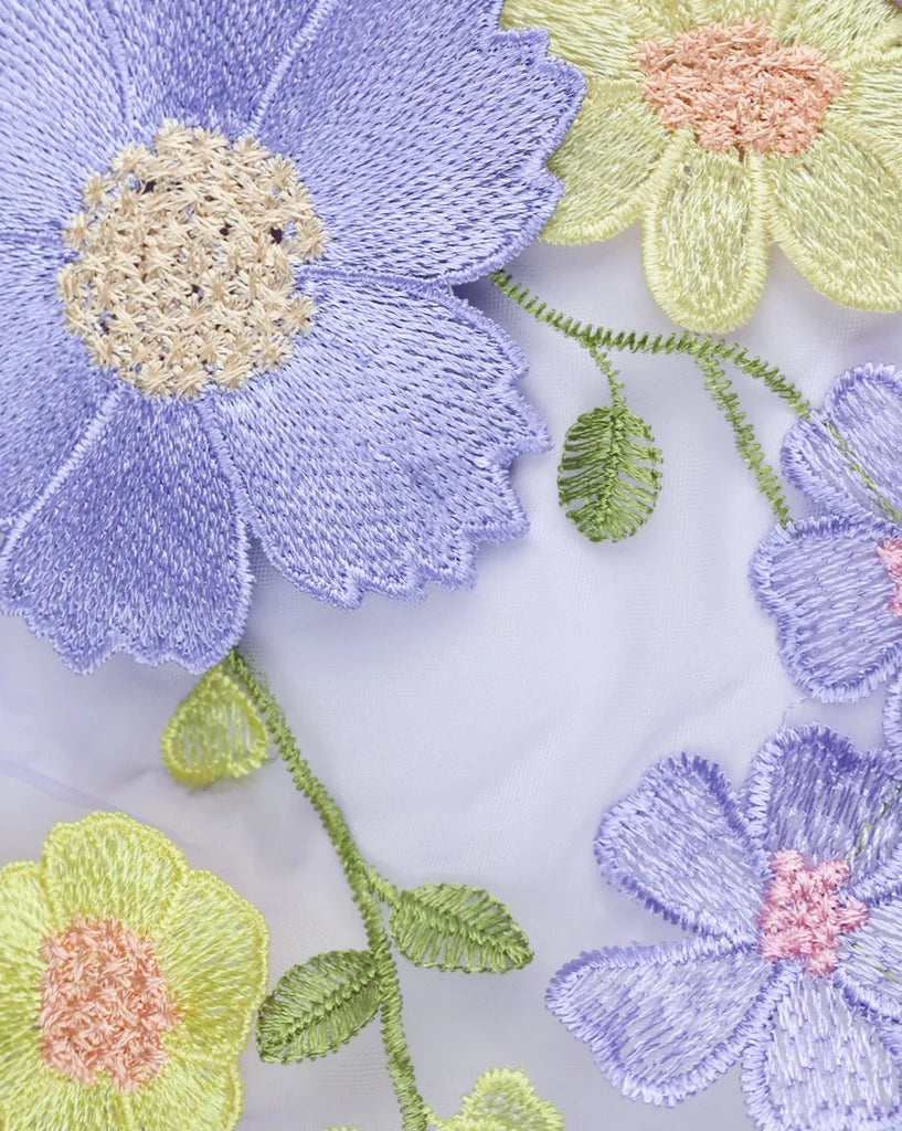 Kilo Brava embroidered Pastel Bustier | Coco & Lola's Lingerie Memphis